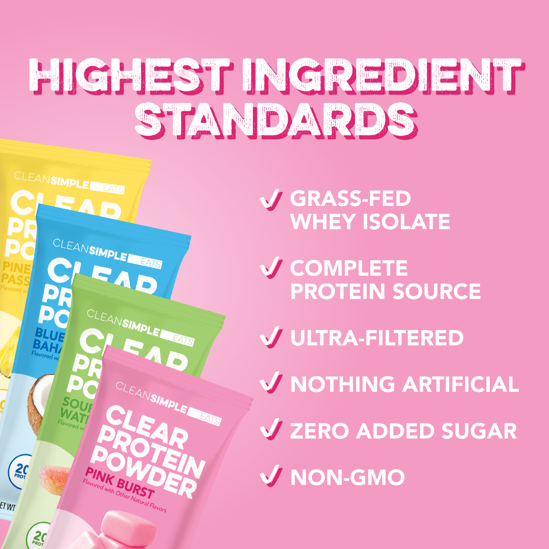 Clear Protein Powder-Variety Pack (8 Single Serving Packs) | CSE ...