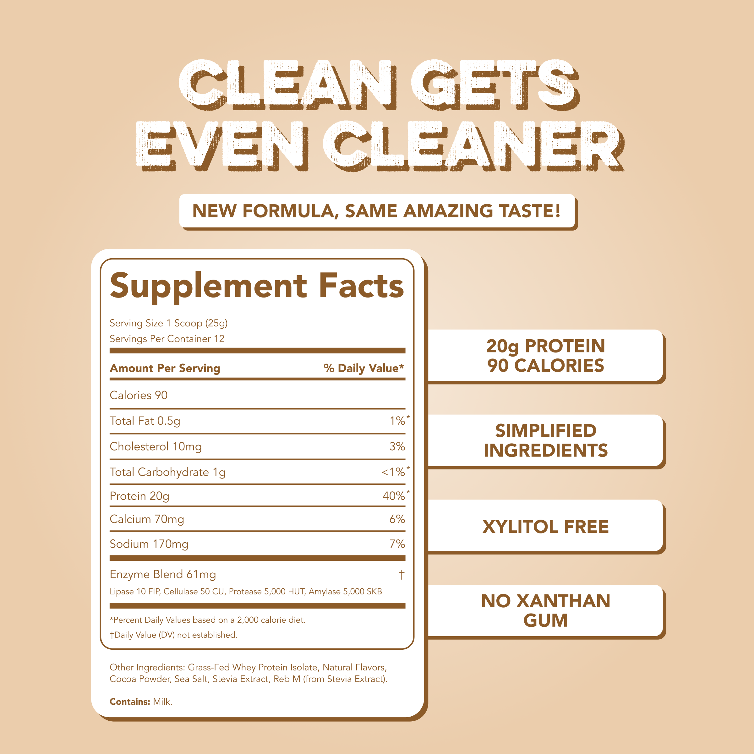 Protein Powder - Cookie Dough | CSE – Clean Simple Eats