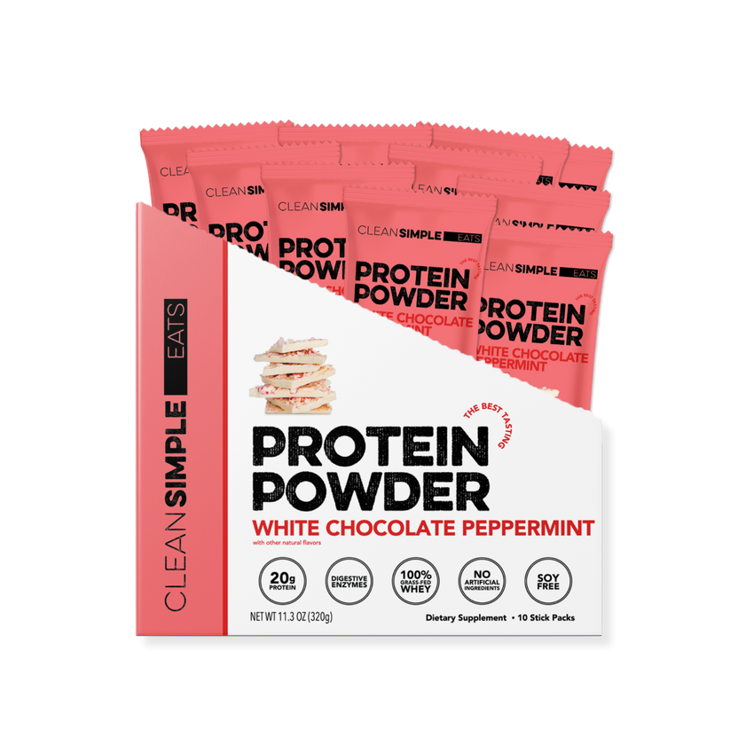 Protein Powder (packets) - Peppermint | CSE – Clean Simple Eats