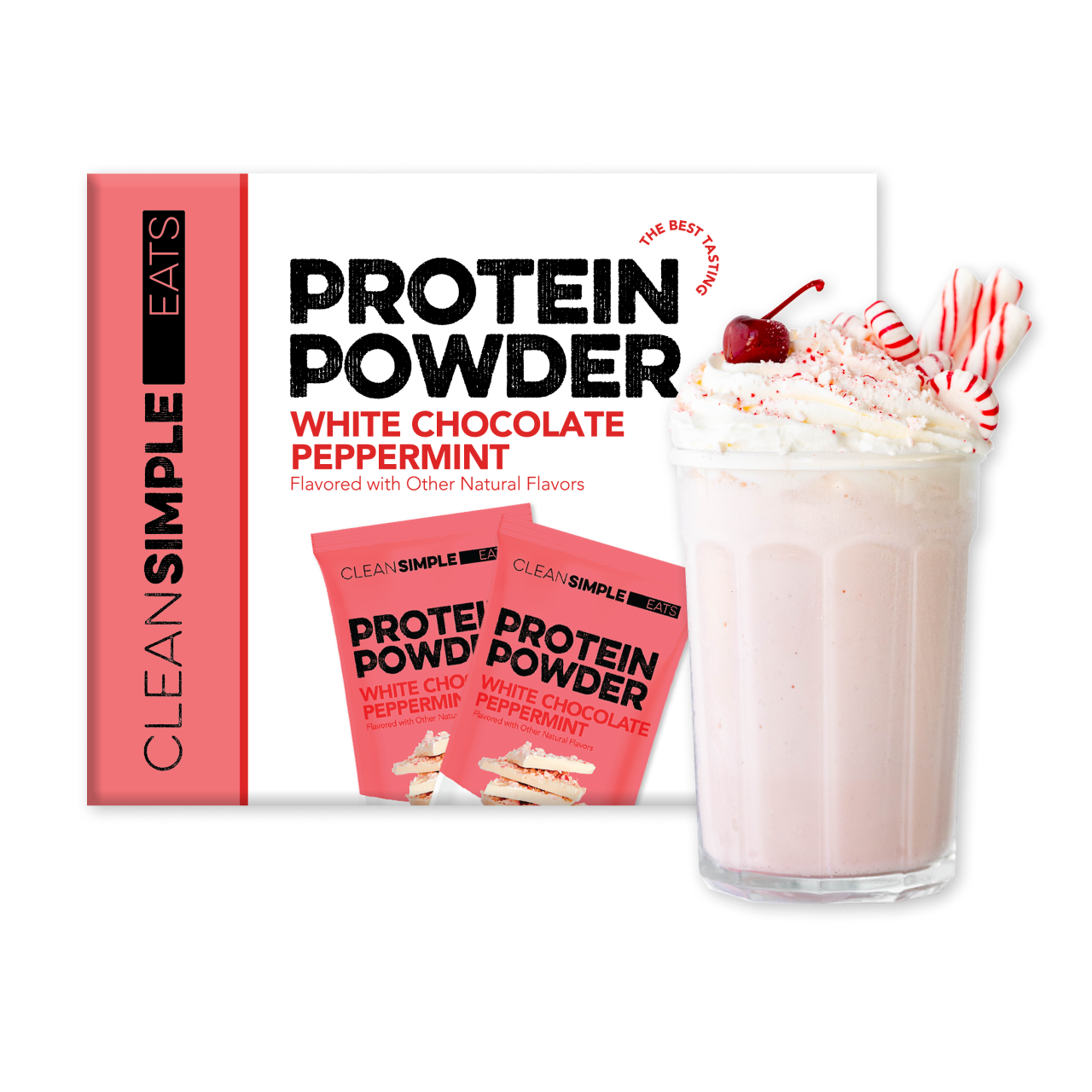 Protein Powder (packets) - White Chocolate Peppermint | CSE – Clean ...