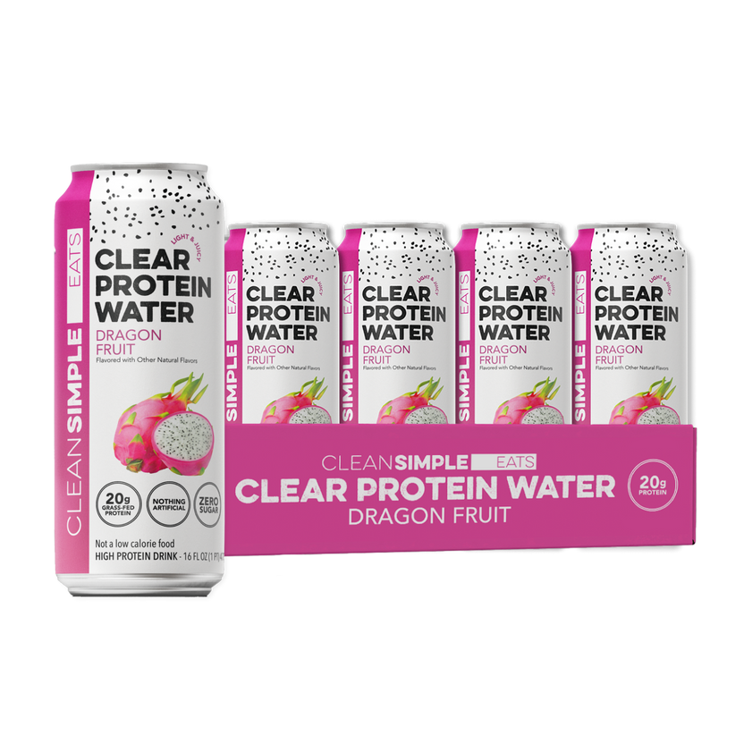 Clear Protein Water- Dragon Fruit | CSE – Clean Simple Eats